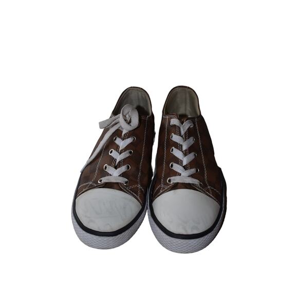Mks | Shoes | Mks Brown Check Sneakers Size 6 | Poshmark